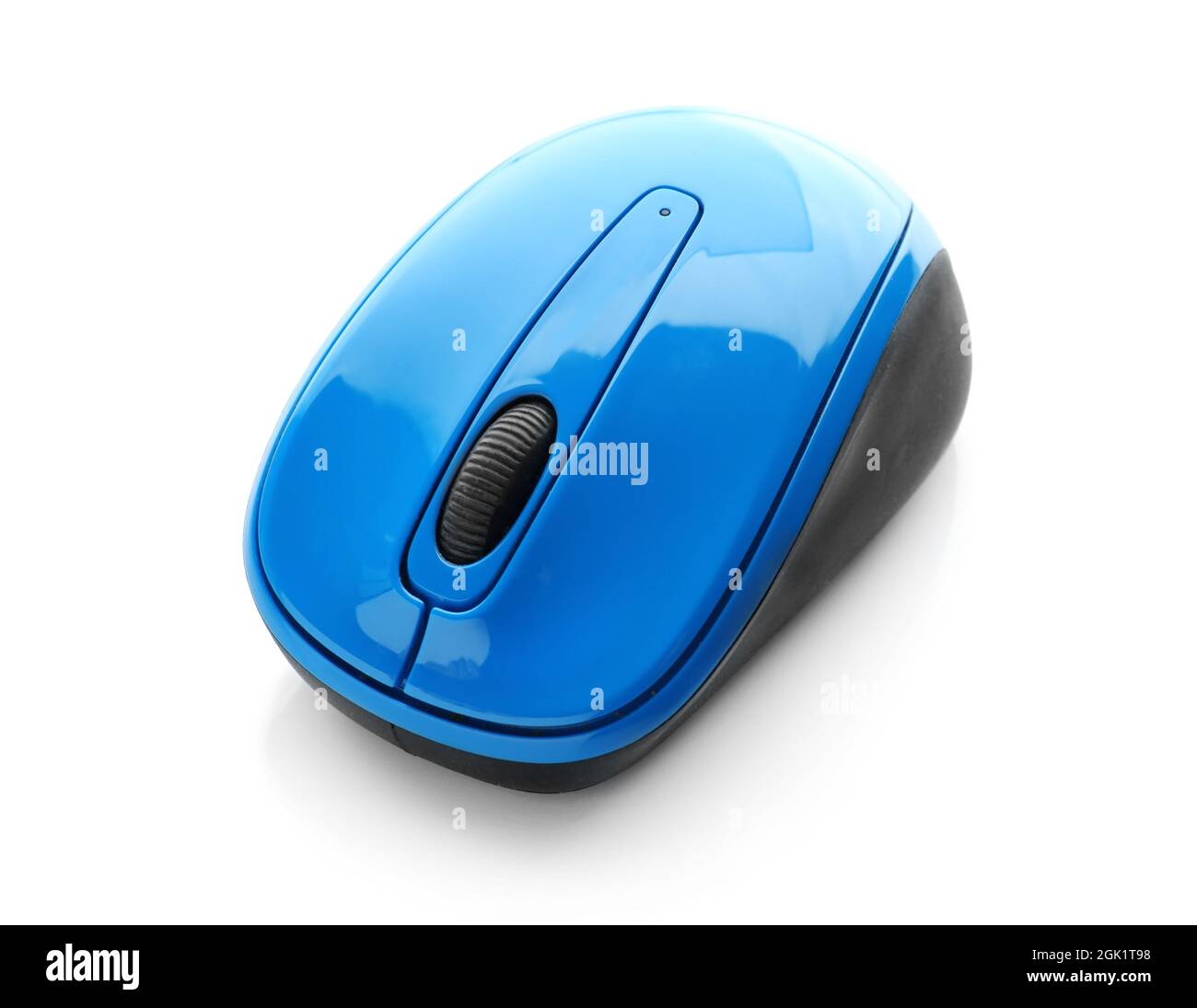 Wireless computer mouse on white background Stock Photo - Alamy