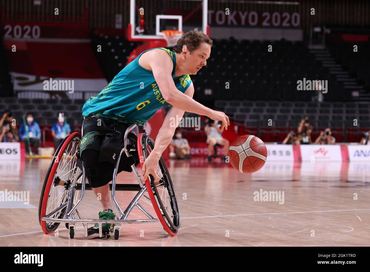 Tokyo, Japan. 1st Sep, 2021. Brett Stibner (AUS) Wheelchair Basketball ...