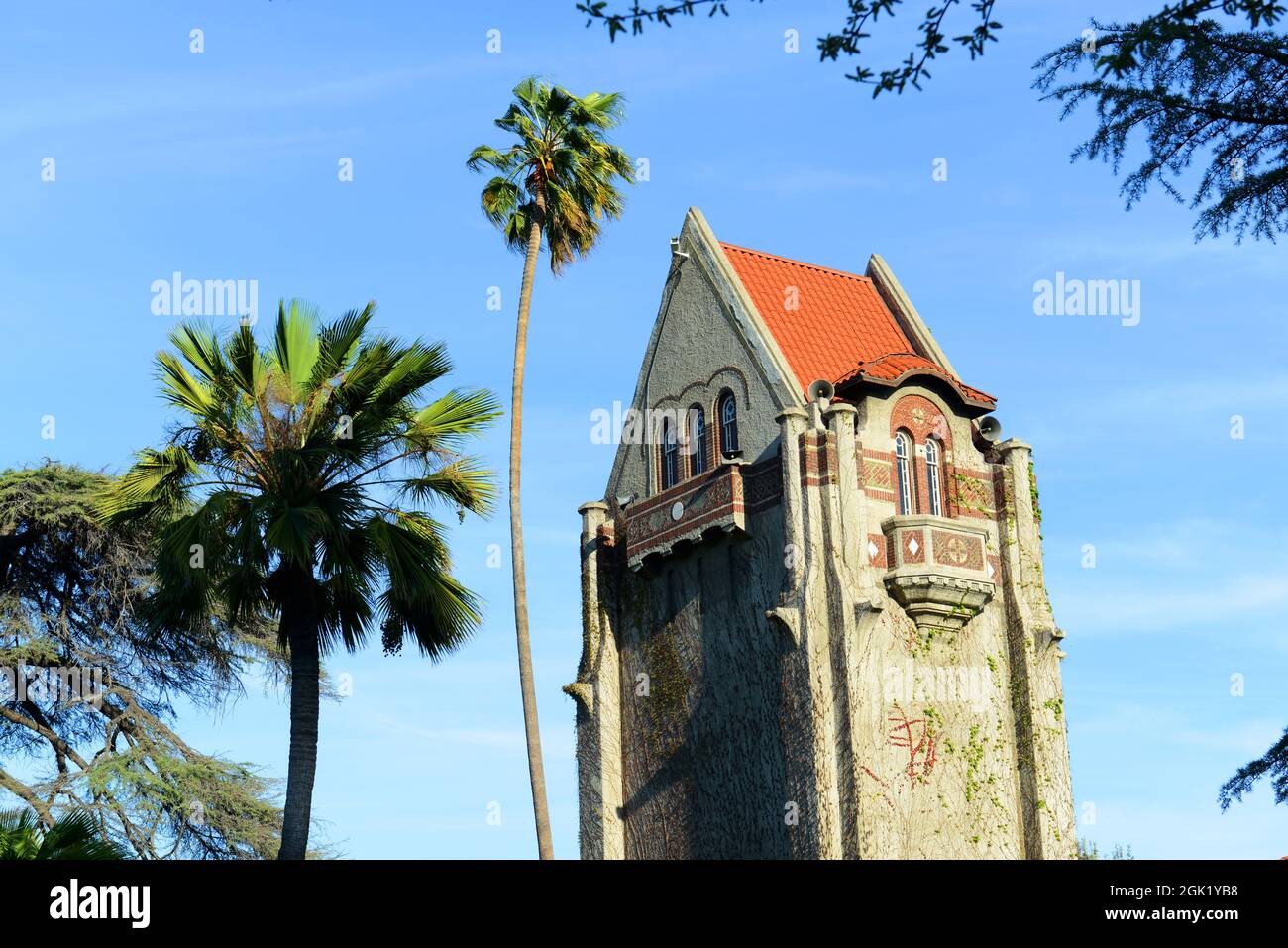 Historic Tower Hall at San Jose State University campus in downtown San ...