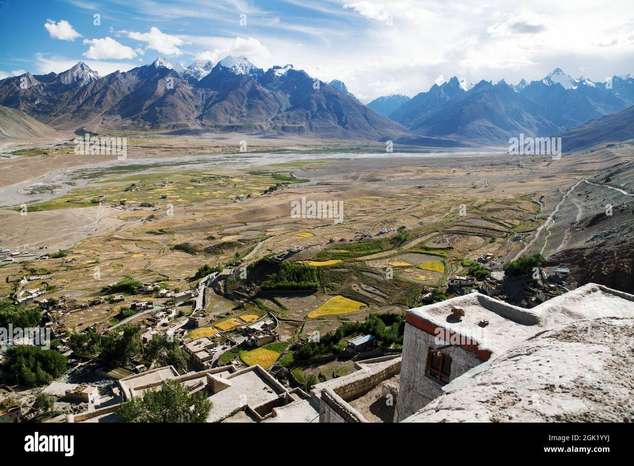 Karsha gompa - buddhist monastery in Zanskar valley - Ladakh - Jamu and ...