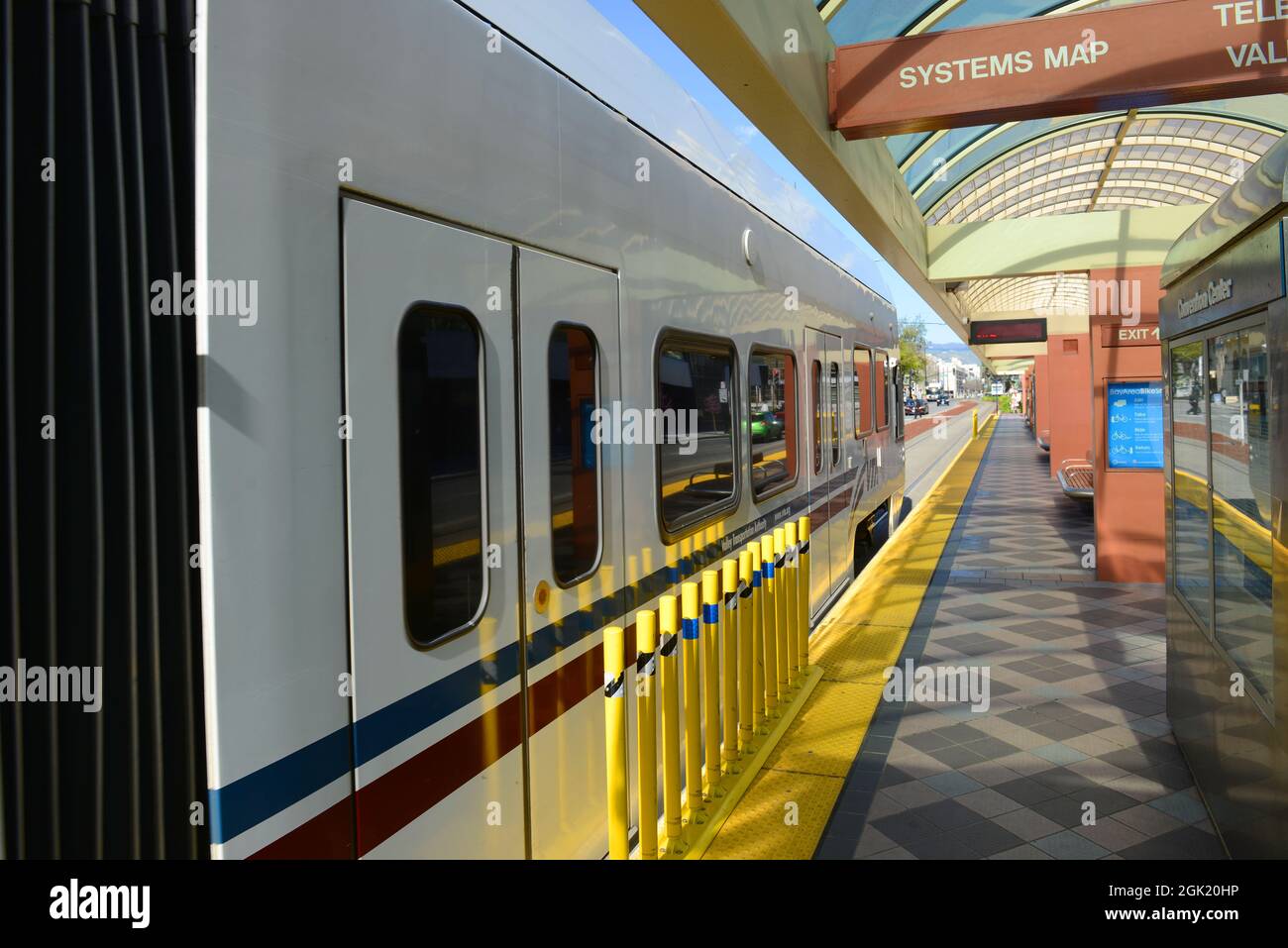 Santa Clara Valley Transportation Authority VTA Light Rail at ...