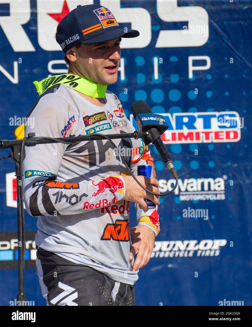 September 11 2021 Rancho Cordova, CA USA KTM factory rider Cooper Webb ...