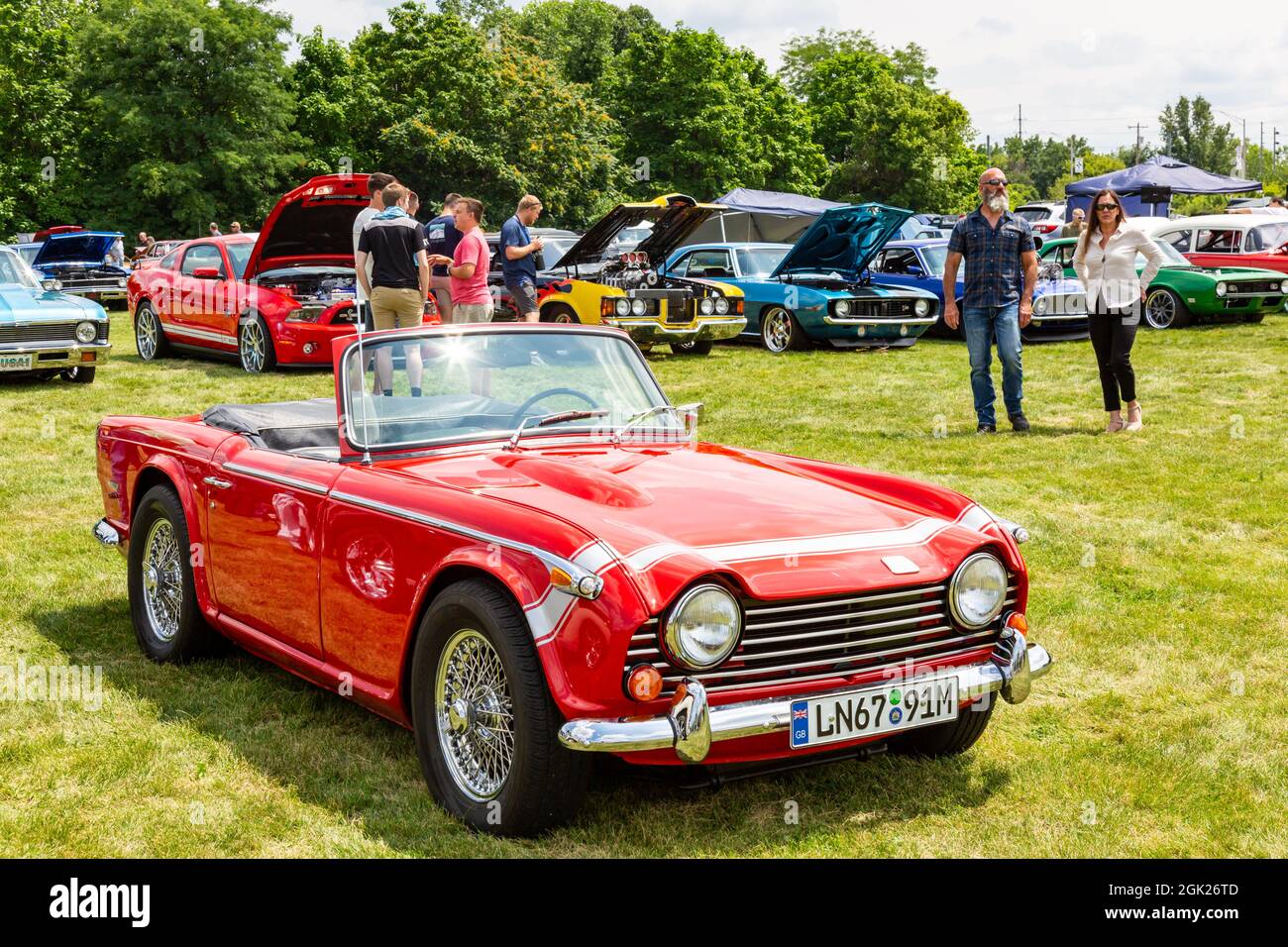Classic english triumph convertible hi-res stock photography and images ...