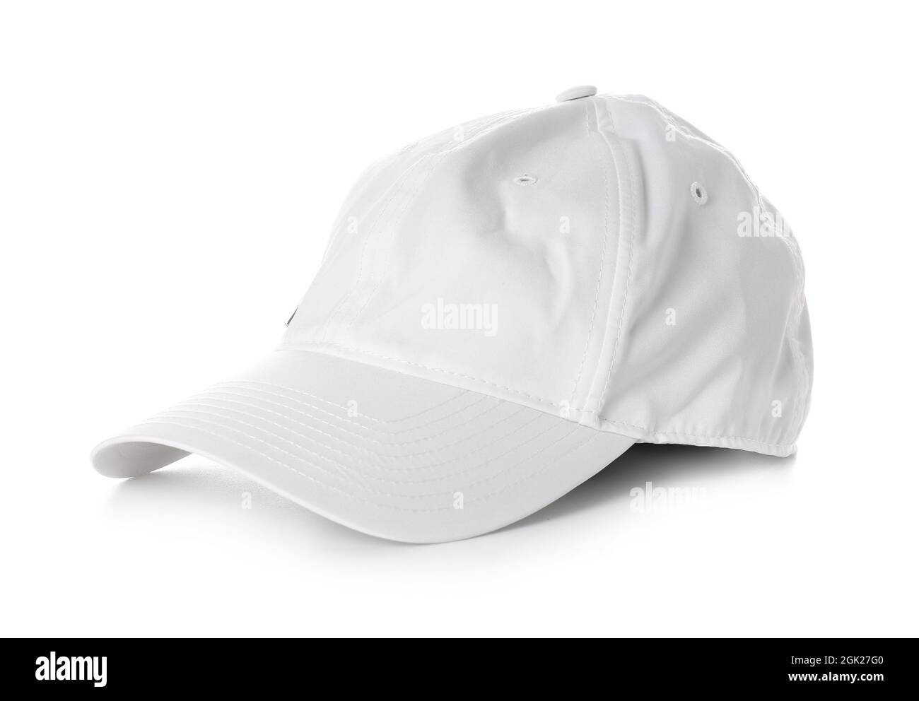 Stylish cap on white background Stock Photo - Alamy