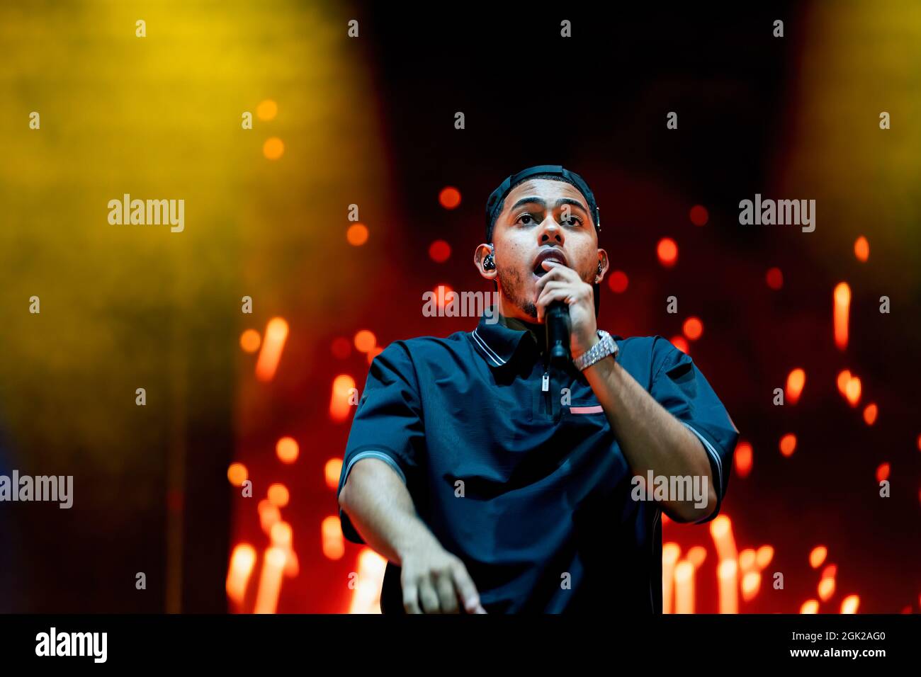 Michael Anthony Torres Monge better known as Myke Towers, performs on ...