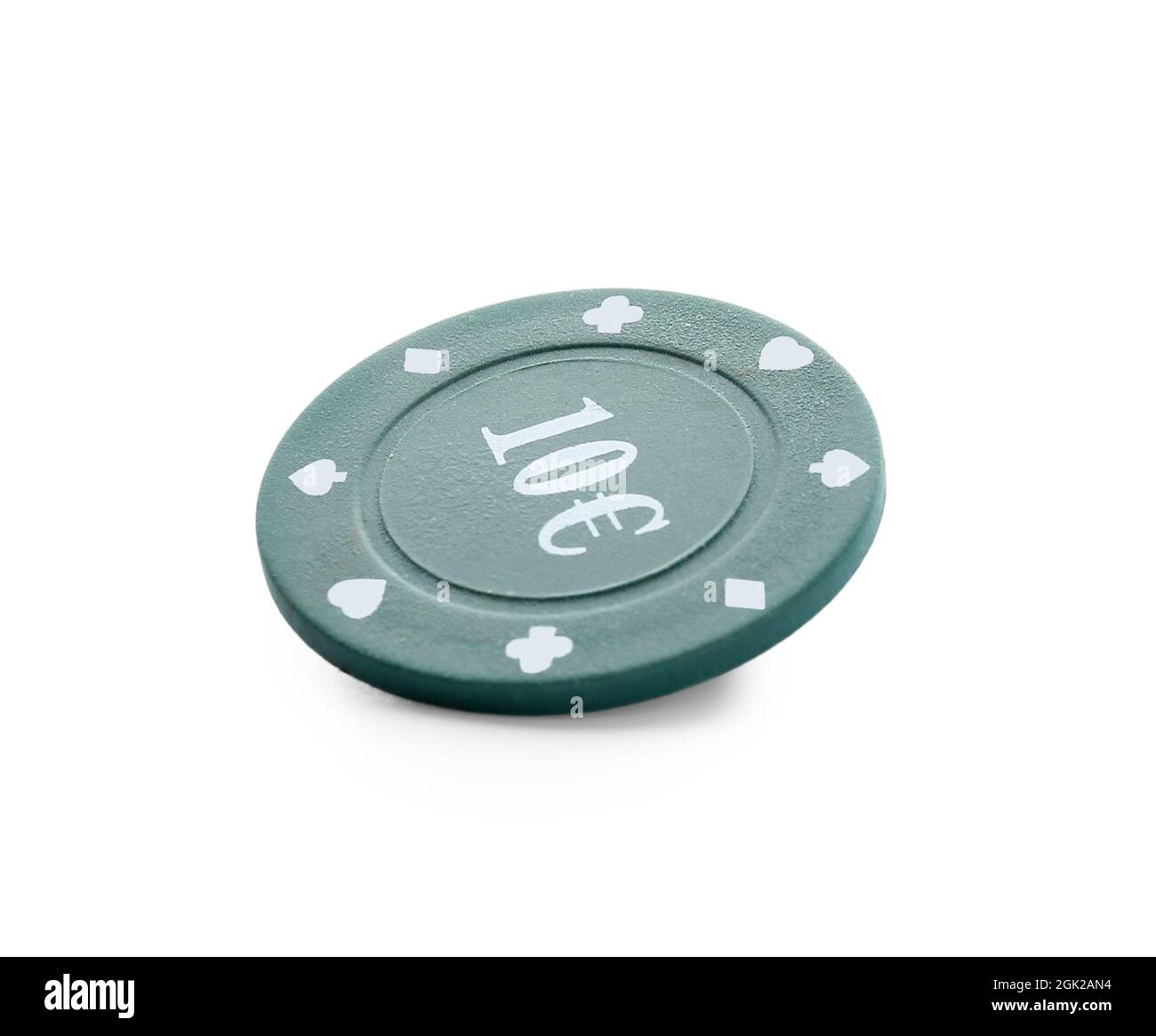 Poker chip isolated on white background Stock Photo - Alamy