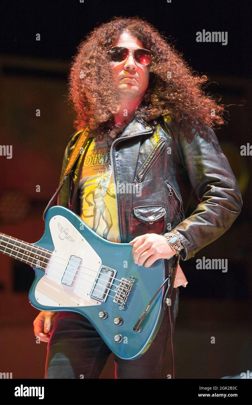 September 11, 2021 - Raleigh, North Carolina; USA - Bass Guitarist ...