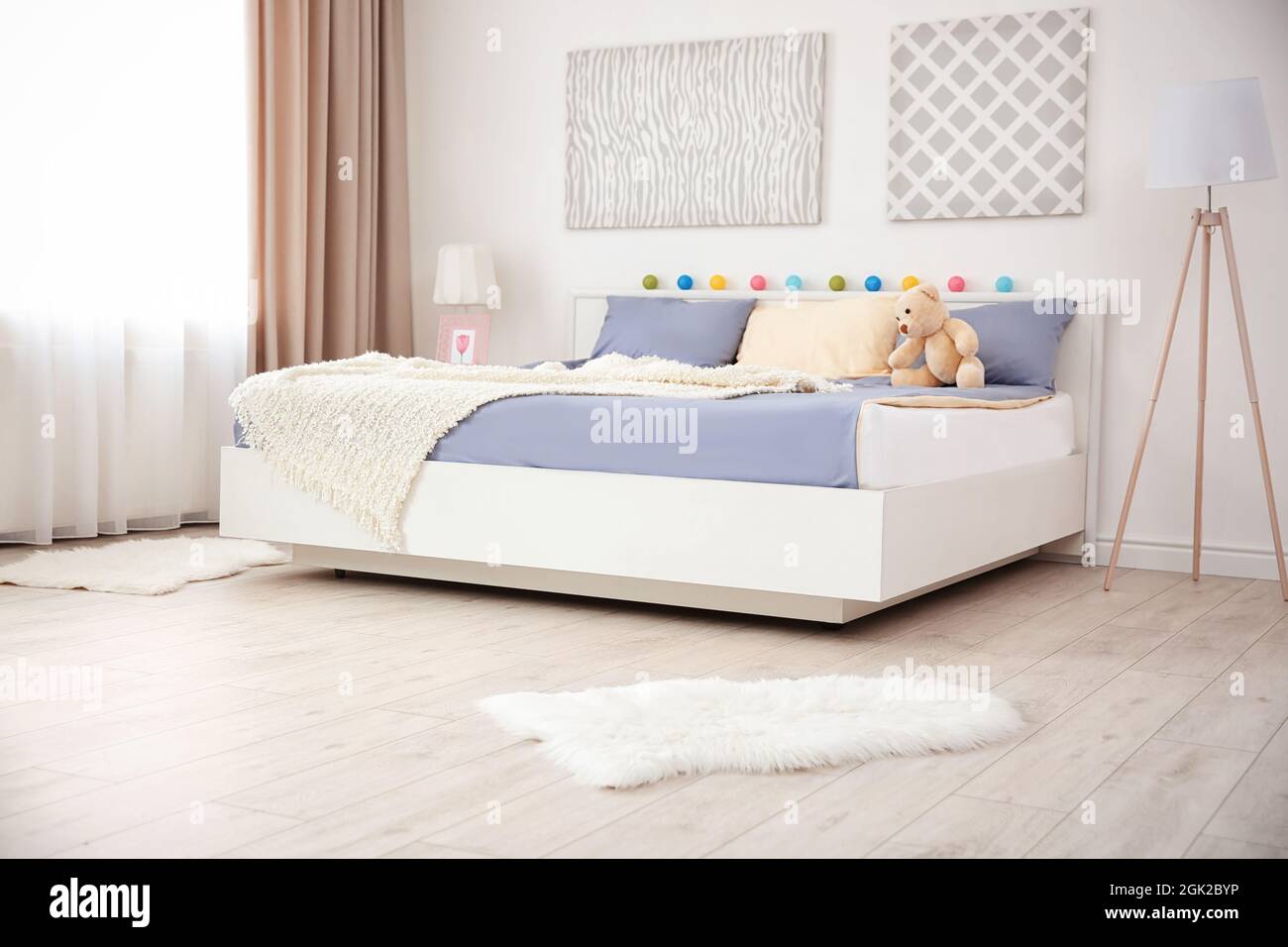 Comfortable kids room interior Stock Photo - Alamy