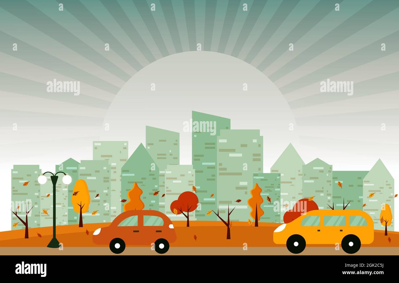 Street view Stock Vector Images - Alamy