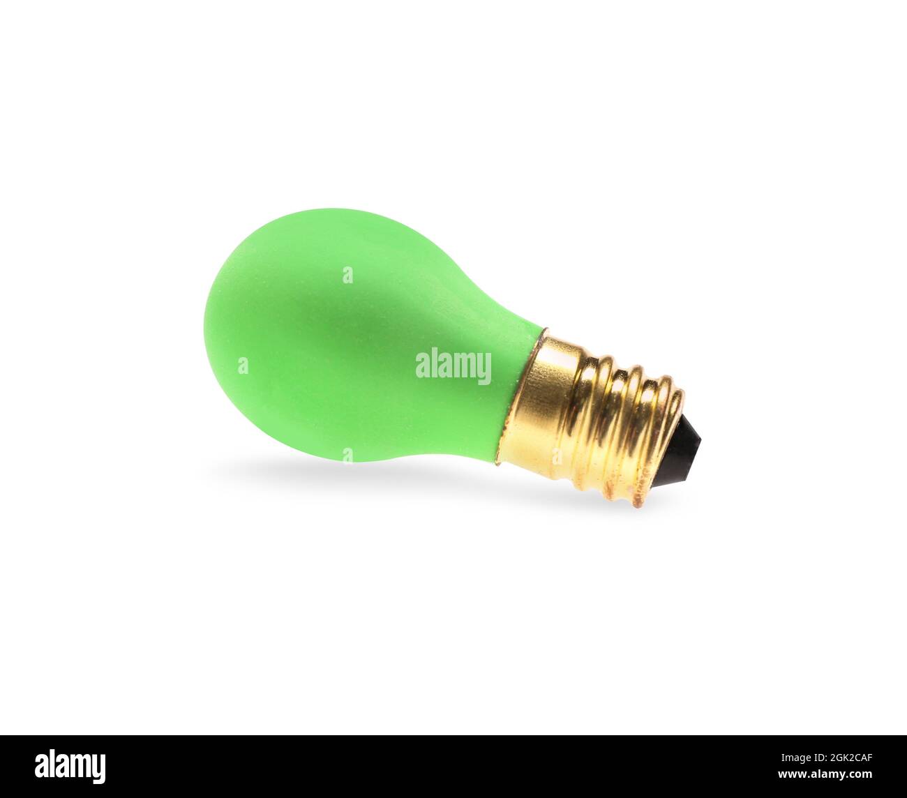 Eraser in shape of light bulb on white background Stock Photo - Alamy