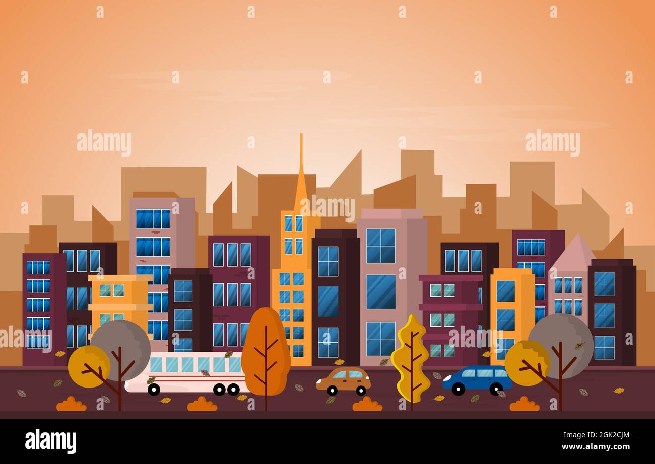 Architecture street view Stock Vector Images - Alamy