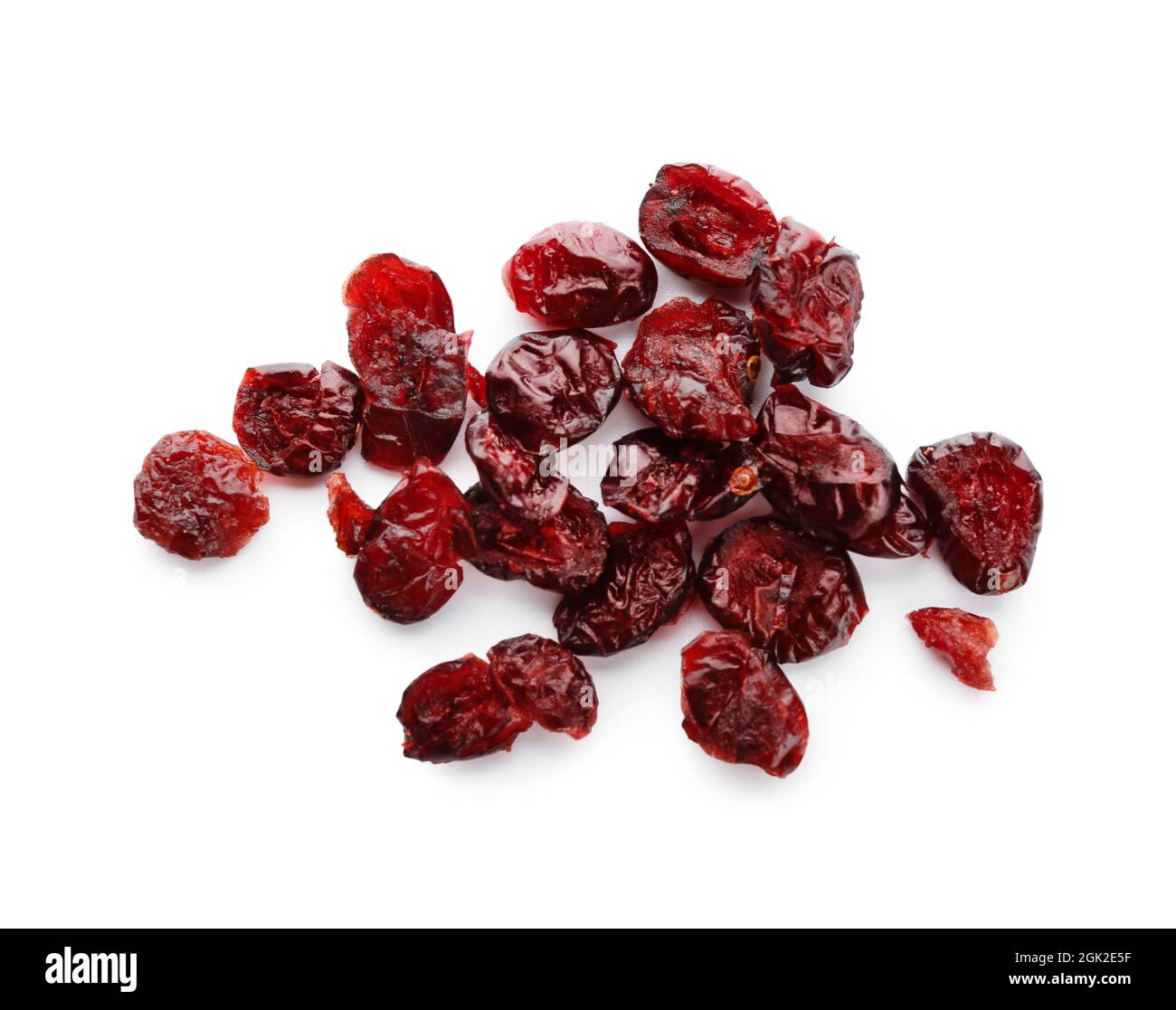 Tasty dried cranberries on white background Stock Photo - Alamy