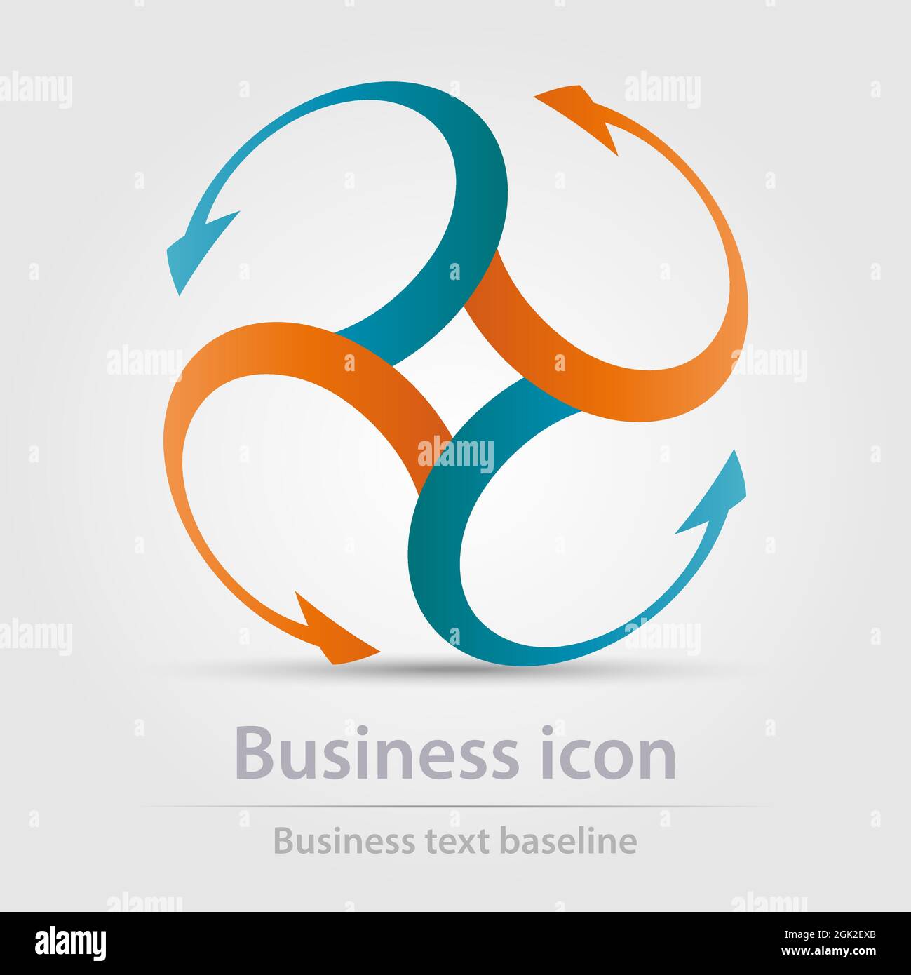 Originally designed color abstract vector business icon for creative ...