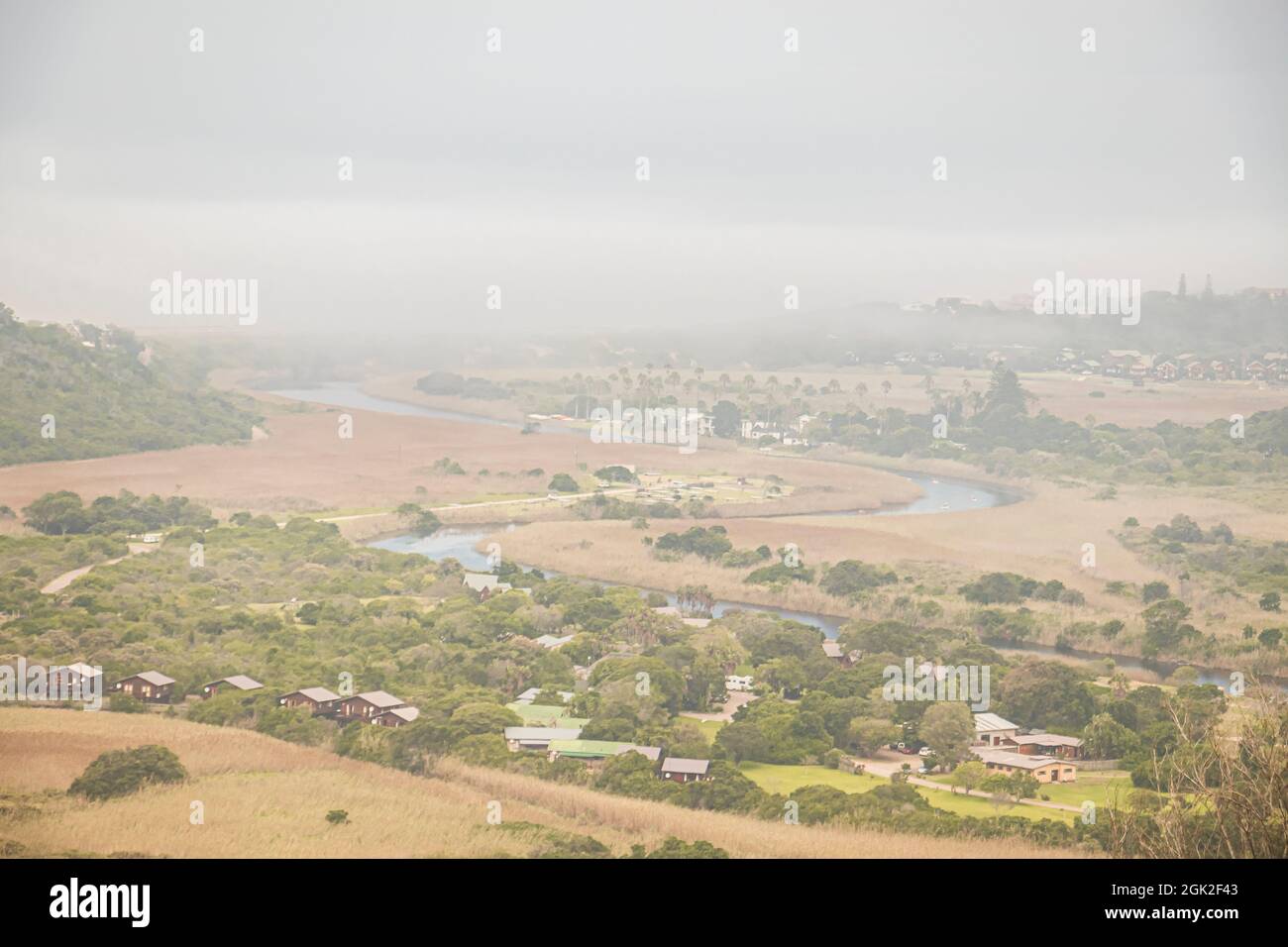 The misty view of place called Wilderness along the Garden Route in ...