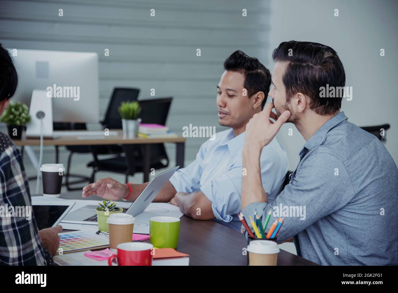 Diversity Creative Design Collaboration Team Meeting Communication with ...