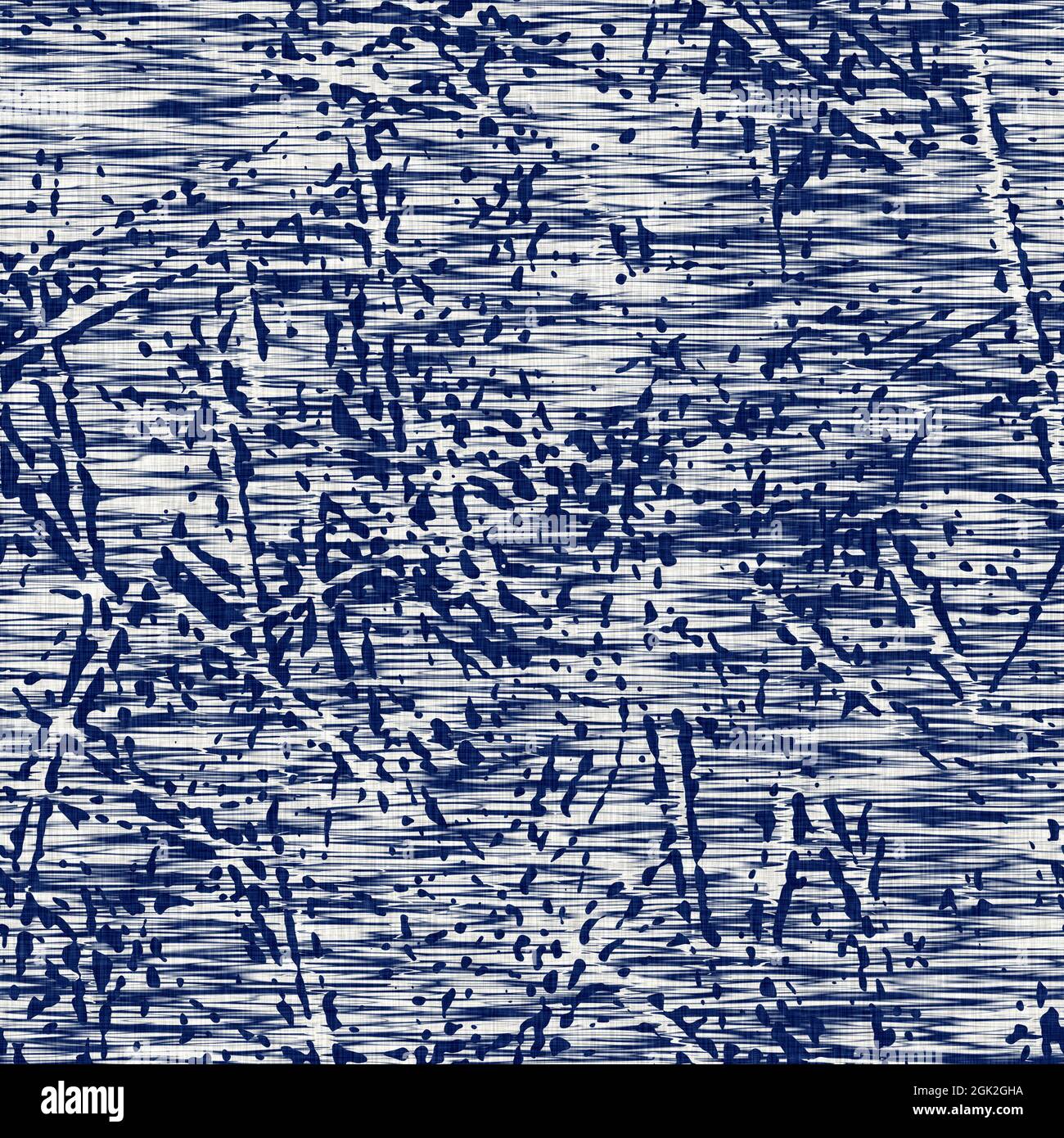 Indigo dyed fabric random flecks pattern texture. Seamless textile ...