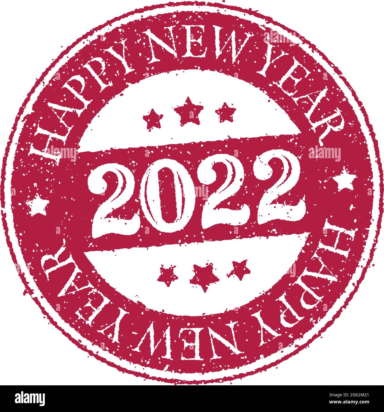 2022 New year rubber stamp illustration Stock Vector Image & Art - Alamy