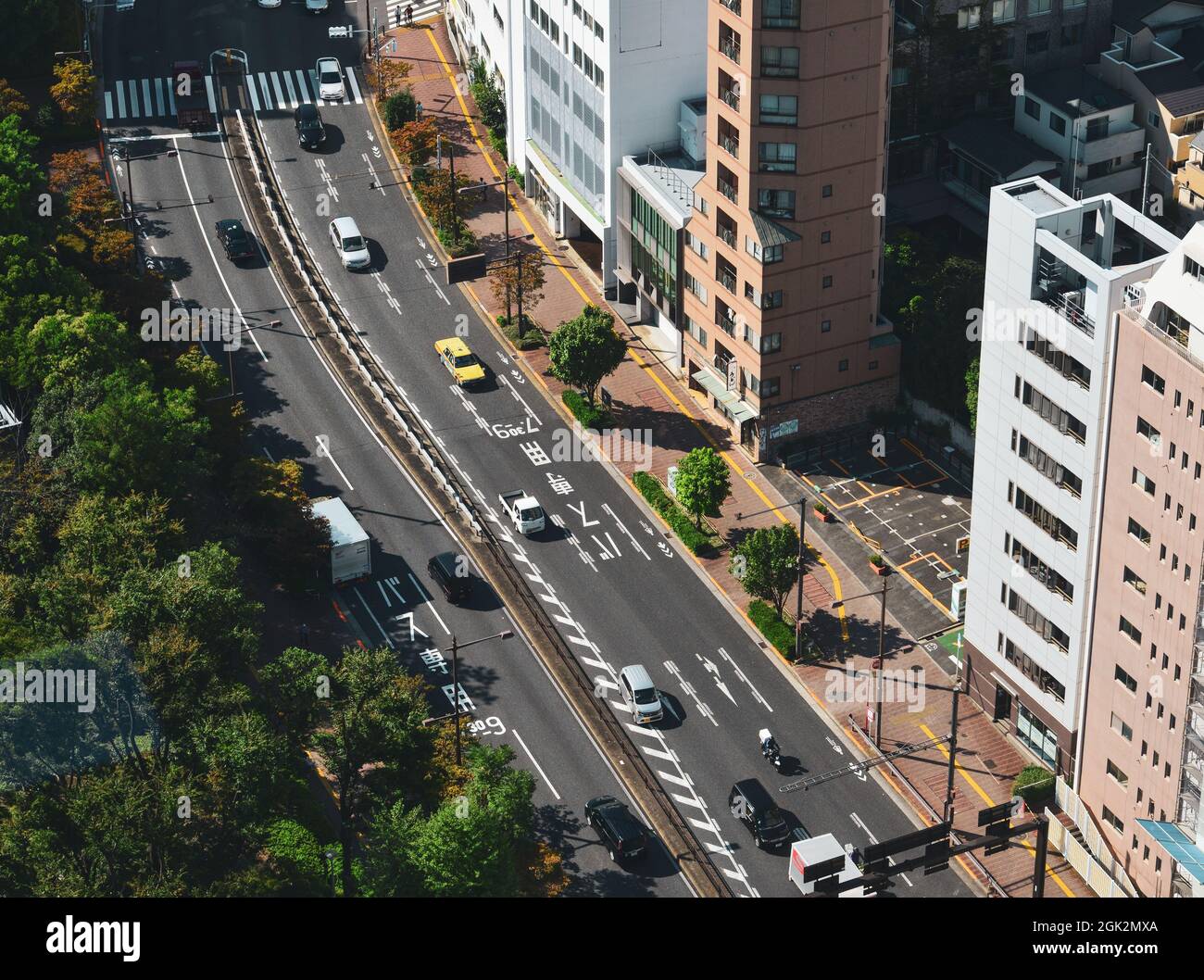 Tokyo, Japan - Apr 7, 2019. Cityscape of finance district in Tokyo ...