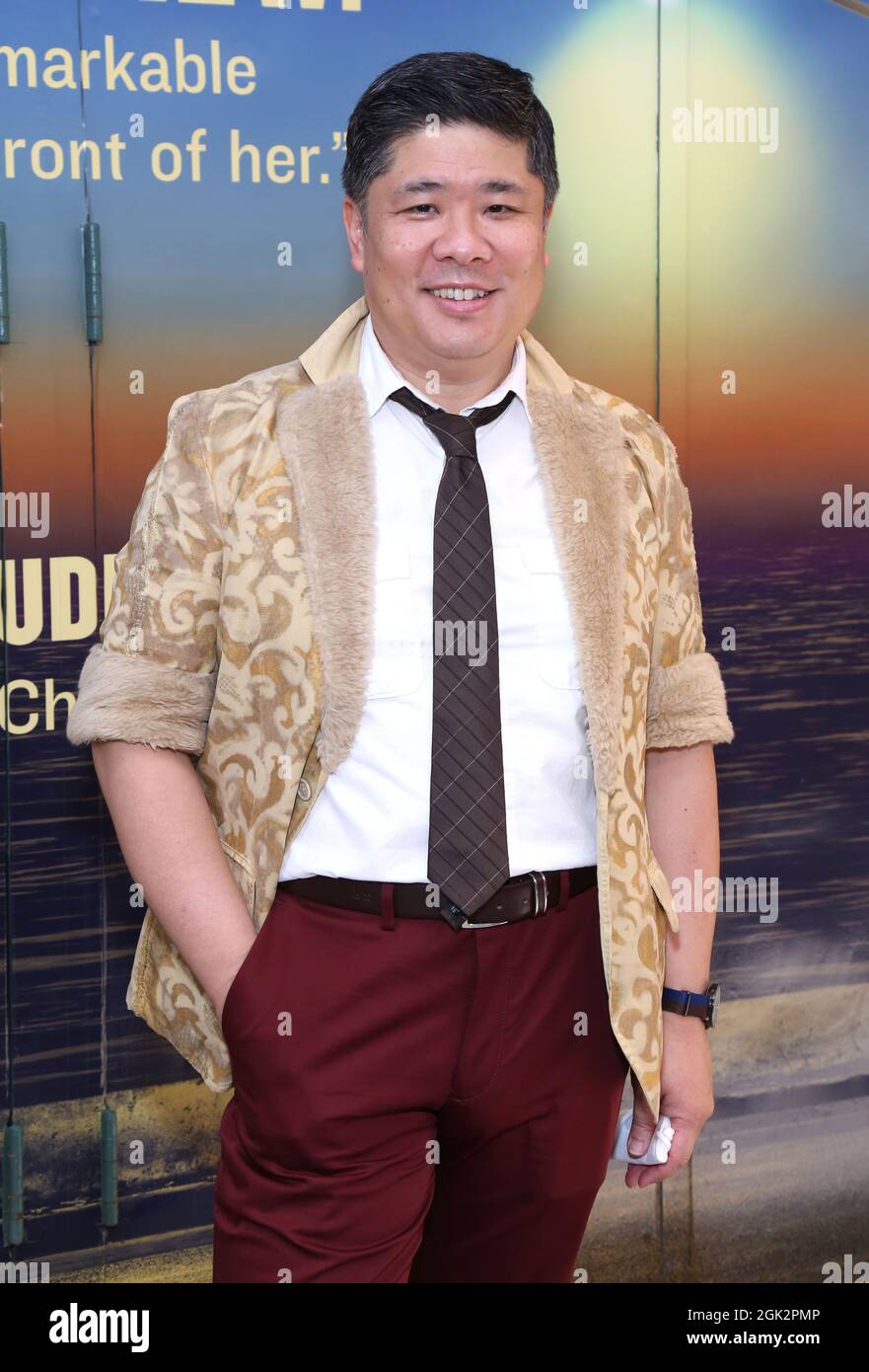 New York, NY, USA. 12th Sep, 2021. Wilson Chin arrives at the Broadway ...