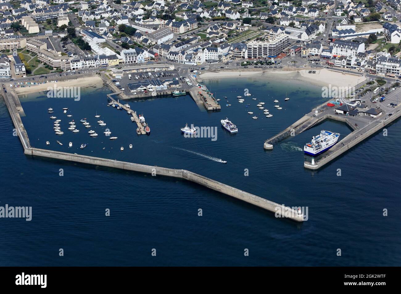 FRANCE MORBIHAN (56) PORT-MARIA, PENINSULA OF QUIBERON Stock Photo - Alamy