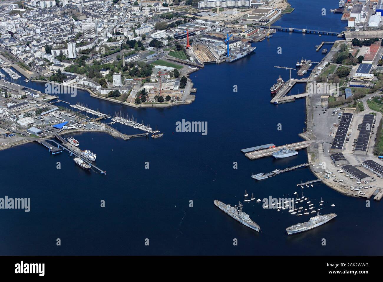 Lorient, france aerial ocean hi-res stock photography and images - Alamy