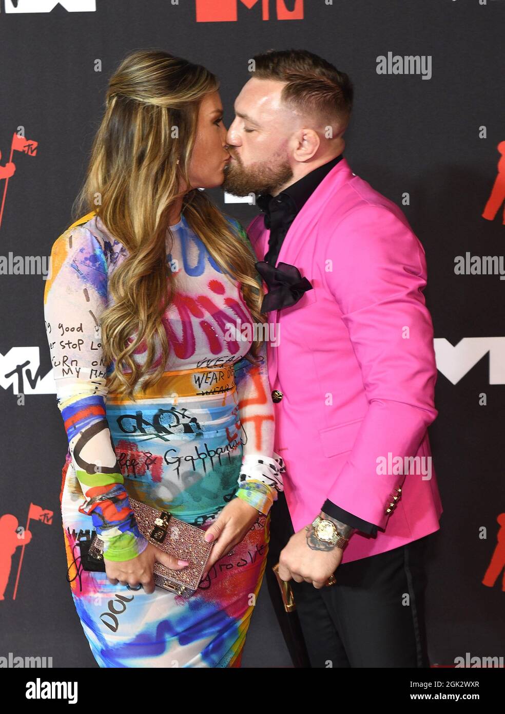 New York, USA. 12th Sep, 2021. Dee Devlin, Conor McGregor attend the ...