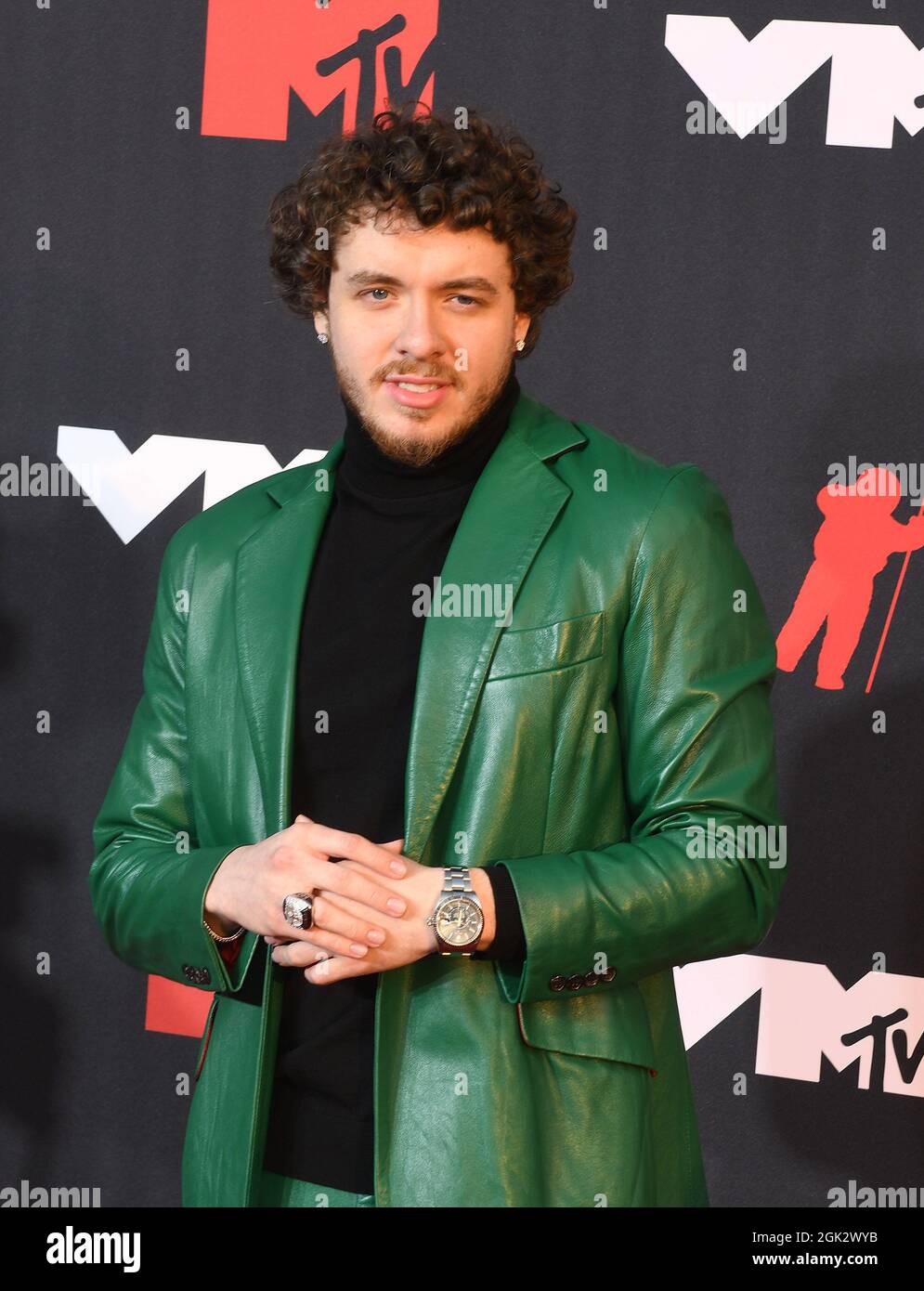 New York, USA. 12th Sep, 2021. Jack Harlow attends the 2021 MTV Video ...