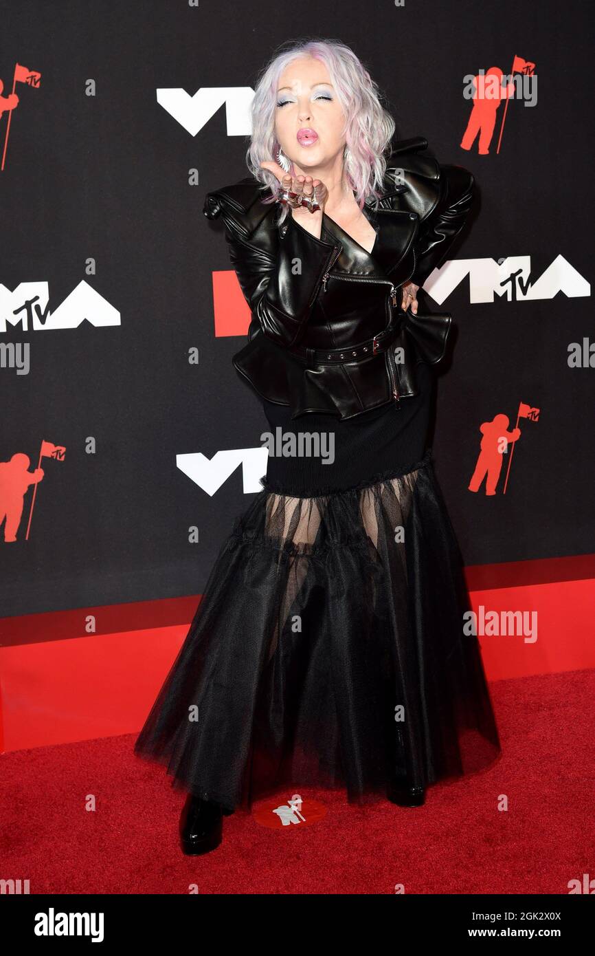 Brooklyn, NY, USA. 12th Sep, 2021. Cyndi Lauper at arrivals for MTV ...