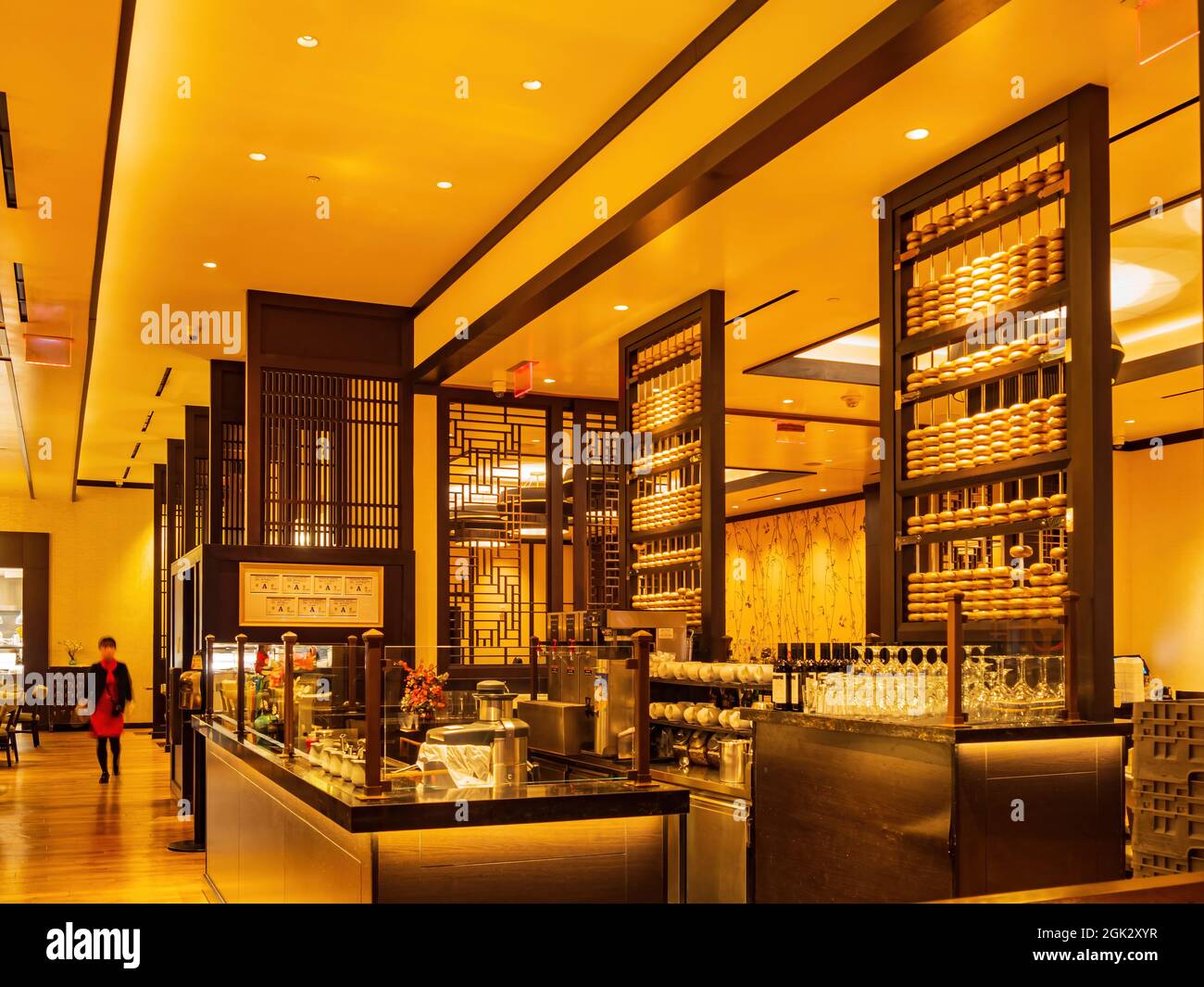 Las Vegas, JUL 14, 2021 - Interior view of the Ping Pang Pong ...