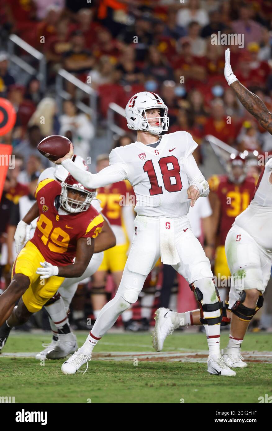 September 11, 2021 Stanford Cardinal quarterback Tanner McKee #18 ...