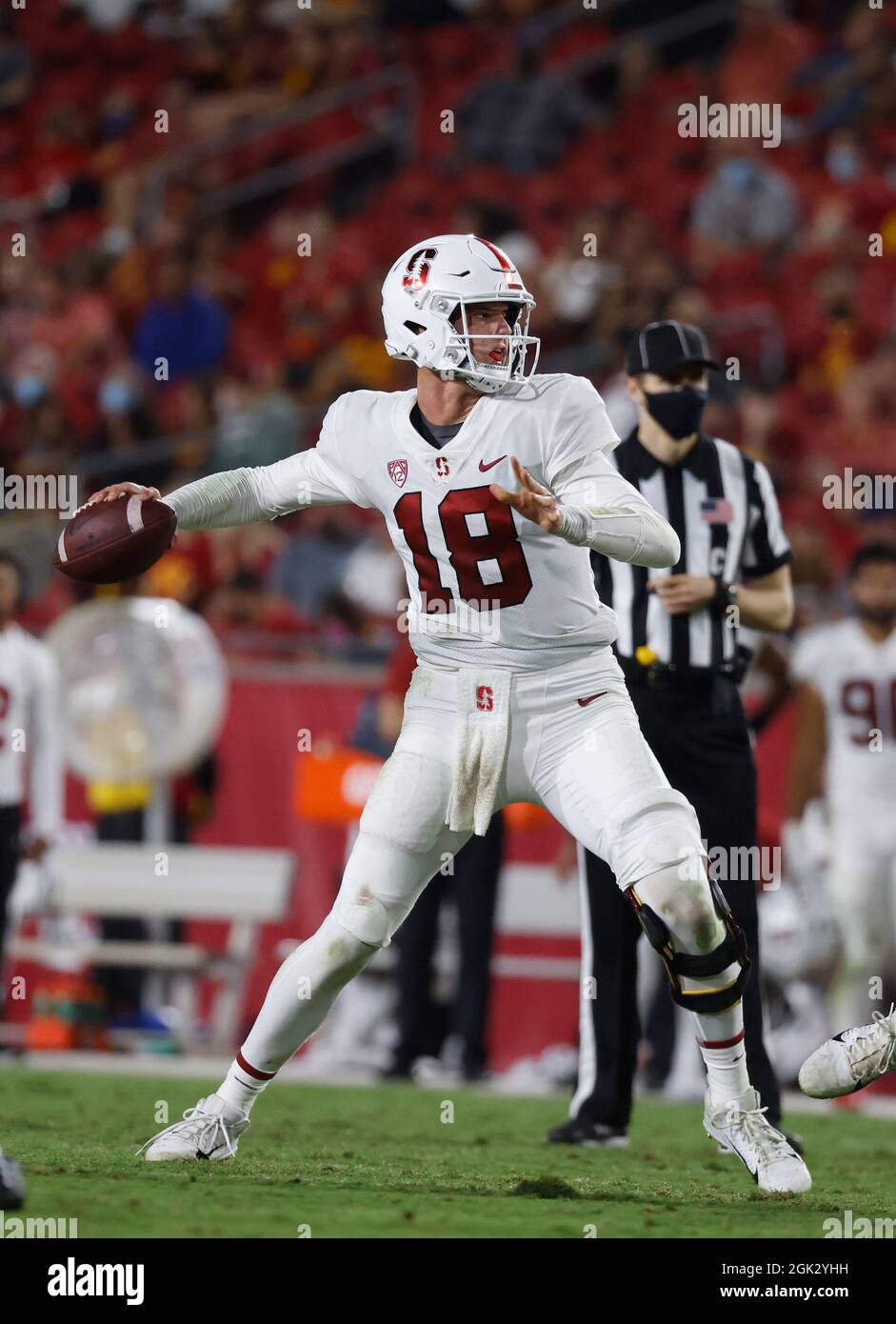 September 11, 2021 Stanford Cardinal quarterback Tanner McKee #18 ...