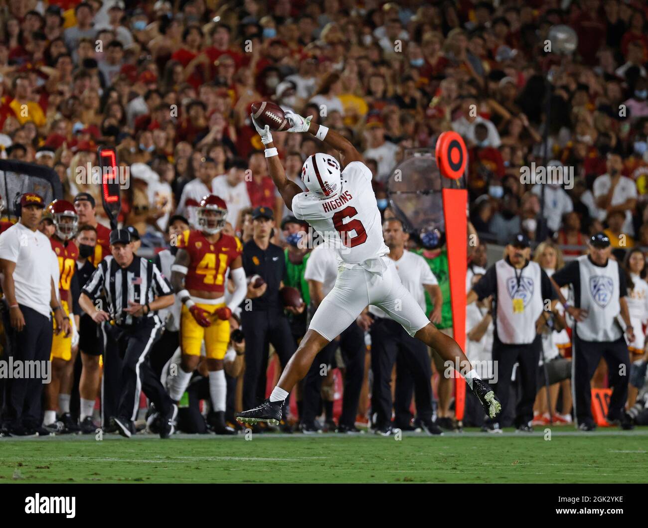 September 11, 2021 Stanford Cardinal wide receiver Elijah Higgins #6 ...