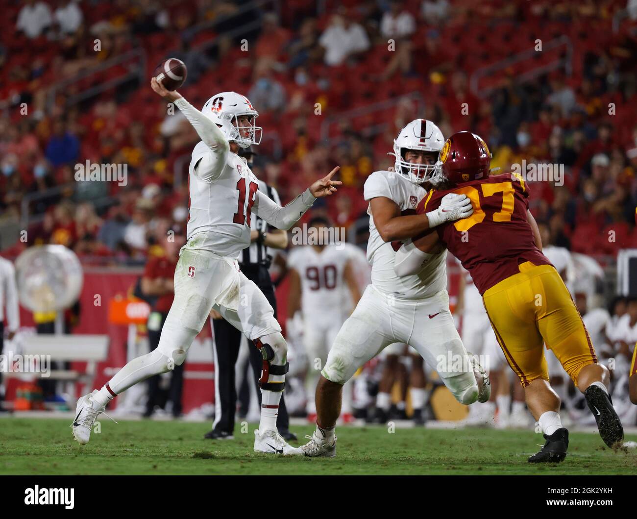 September 11, 2021 Stanford Cardinal quarterback Tanner McKee #18 ...