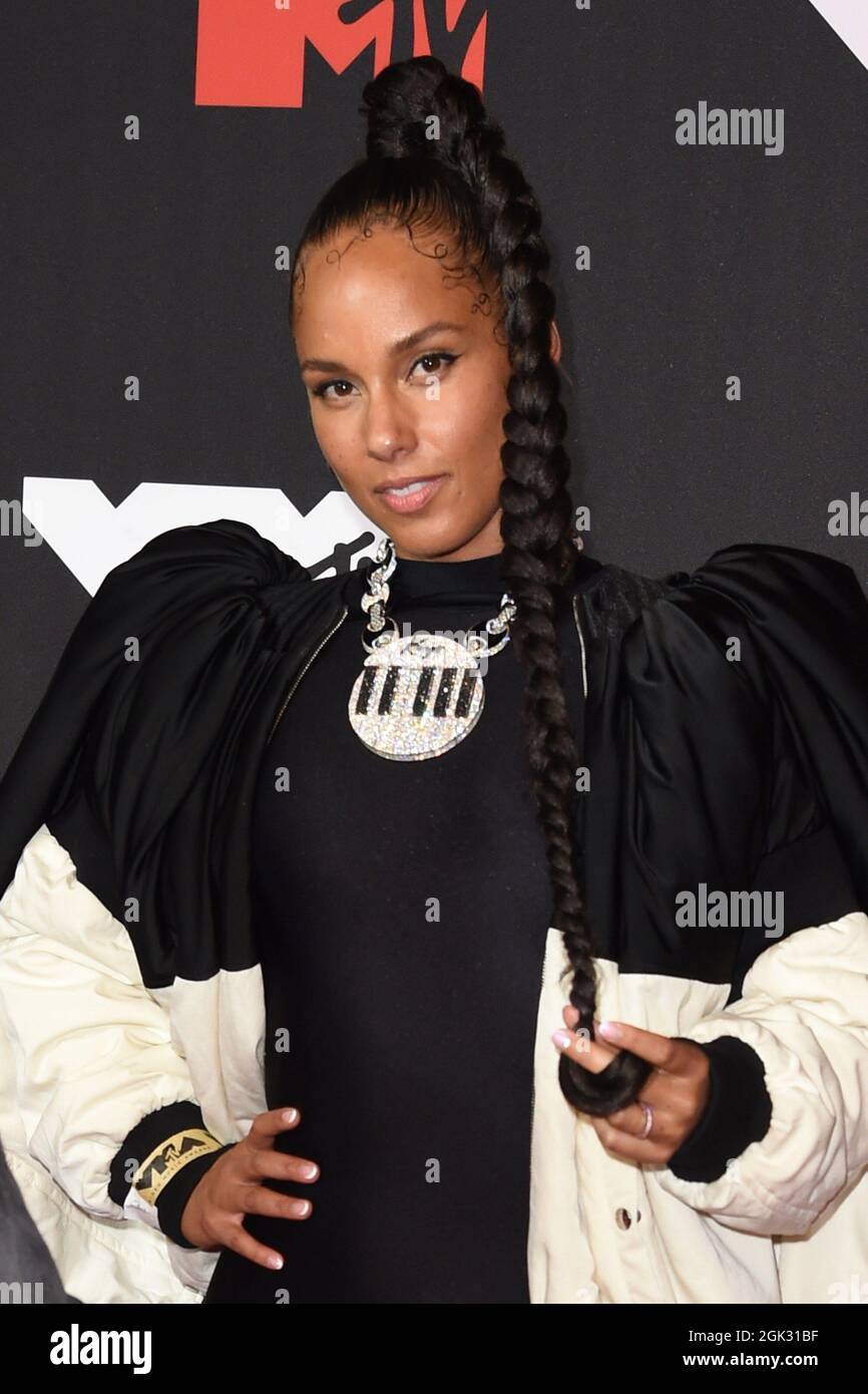Brooklyn, NY, USA. 12th Sep, 2021. Alicia Keys at arrivals for MTV ...