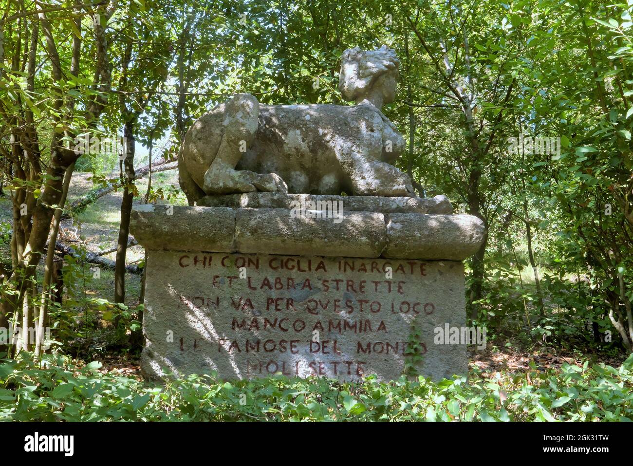 THE MONSTERS' PARK, XVI CENTURY.THE SPHINX Stock Photo - Alamy