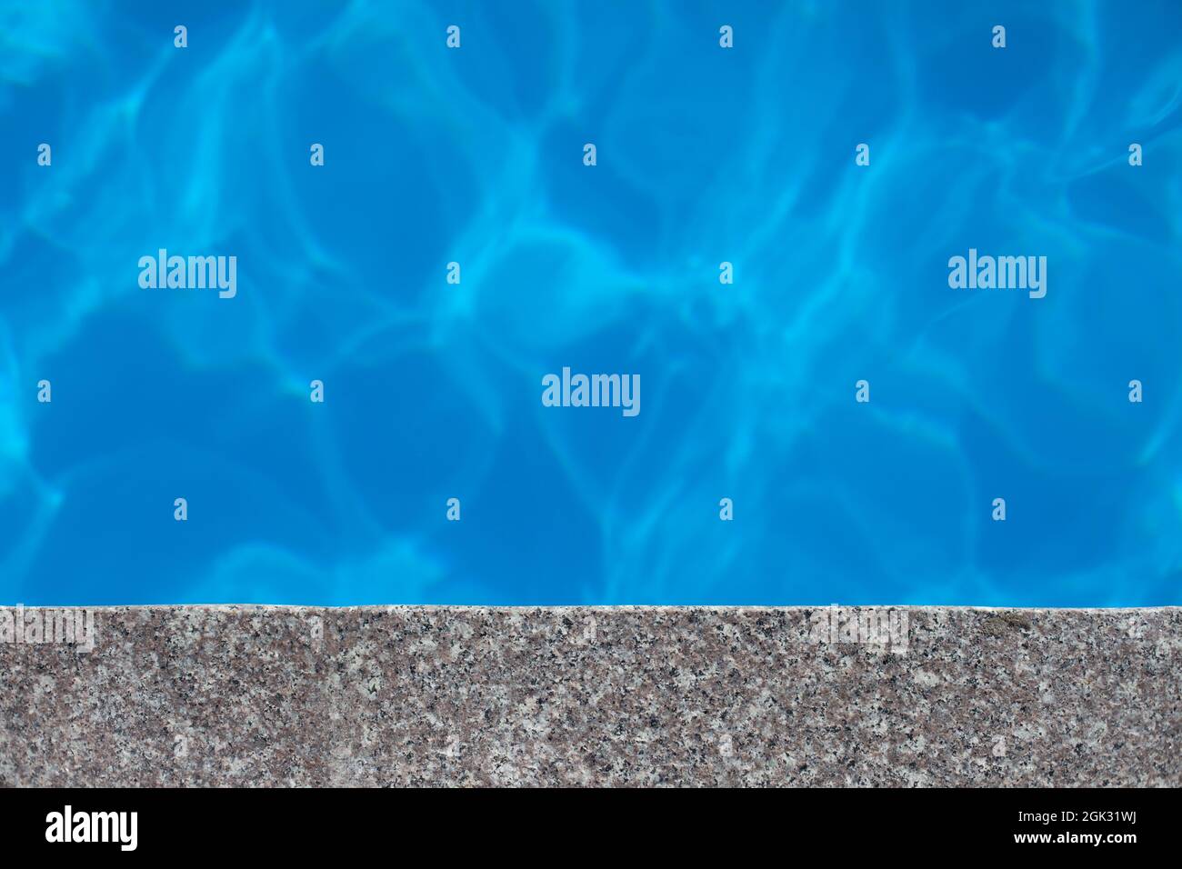 Beautiful blue water background. Transparent, clean pool water with ...