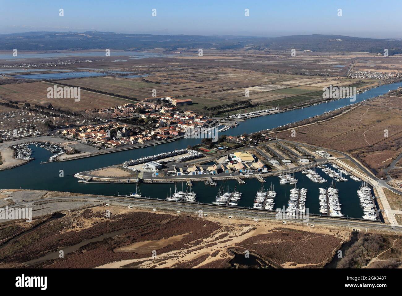 FRANCE HERAULT (34): CHICHOULET HARBOUR(VENDRES PLAGE Stock Photo - Alamy