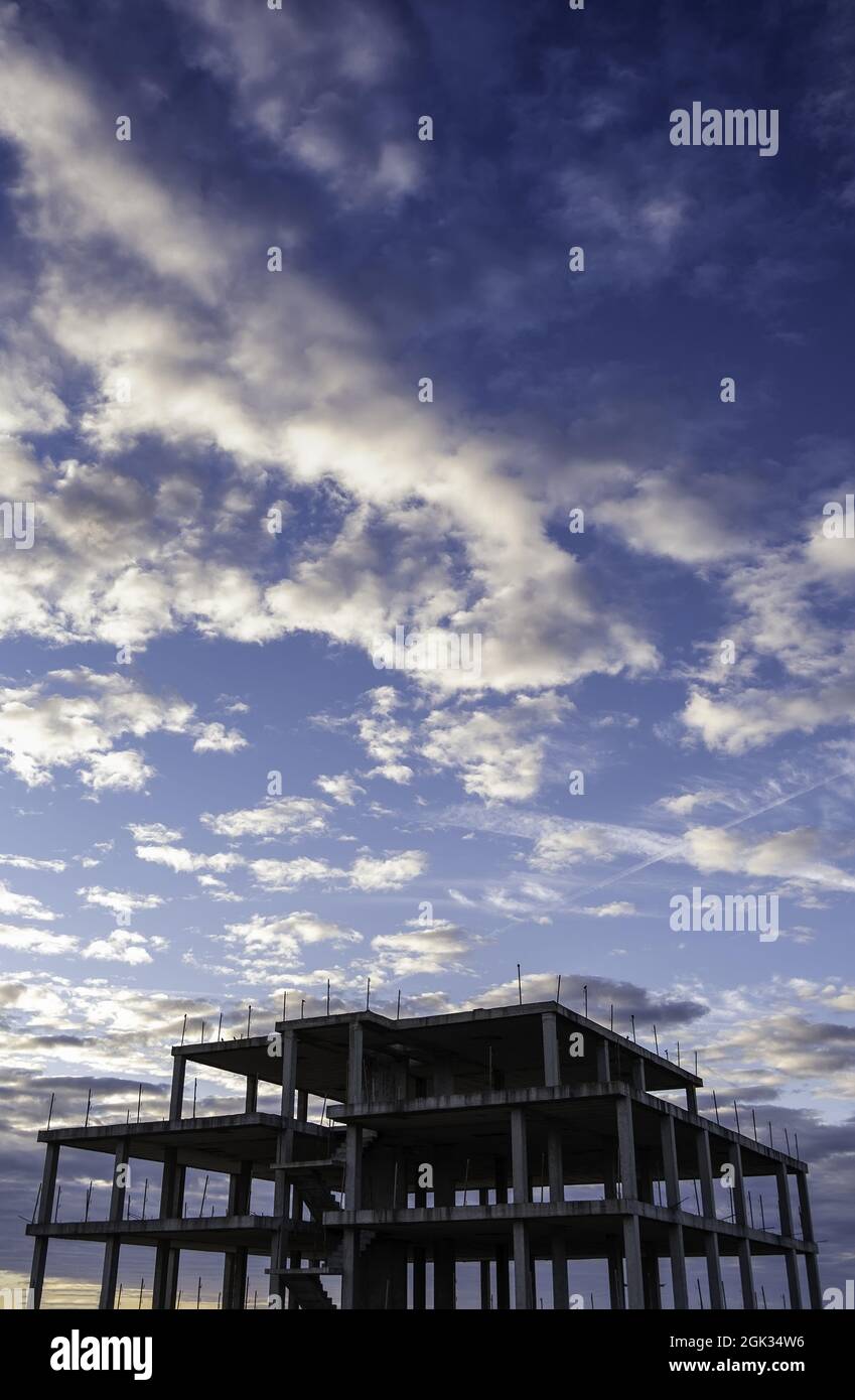 Construction detail of a building, architecture Stock Photo - Alamy