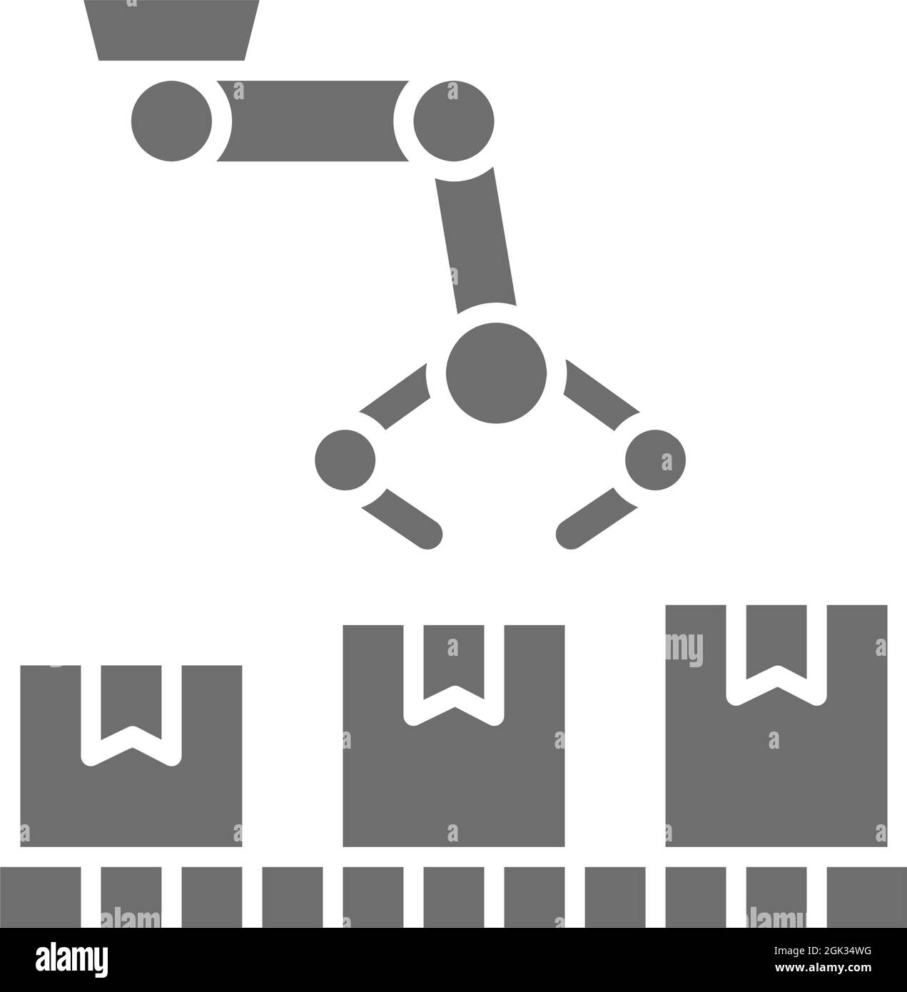 Robot Arm Drawing Black and White Stock Photos & Images - Alamy