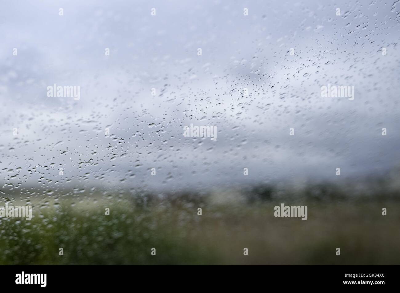 Detail of rainy and cold day in winter, water and storm Stock Photo - Alamy