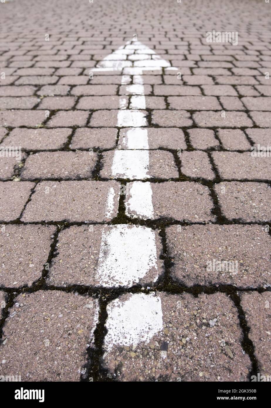 Direction arrow detail for vehicles Stock Photo - Alamy