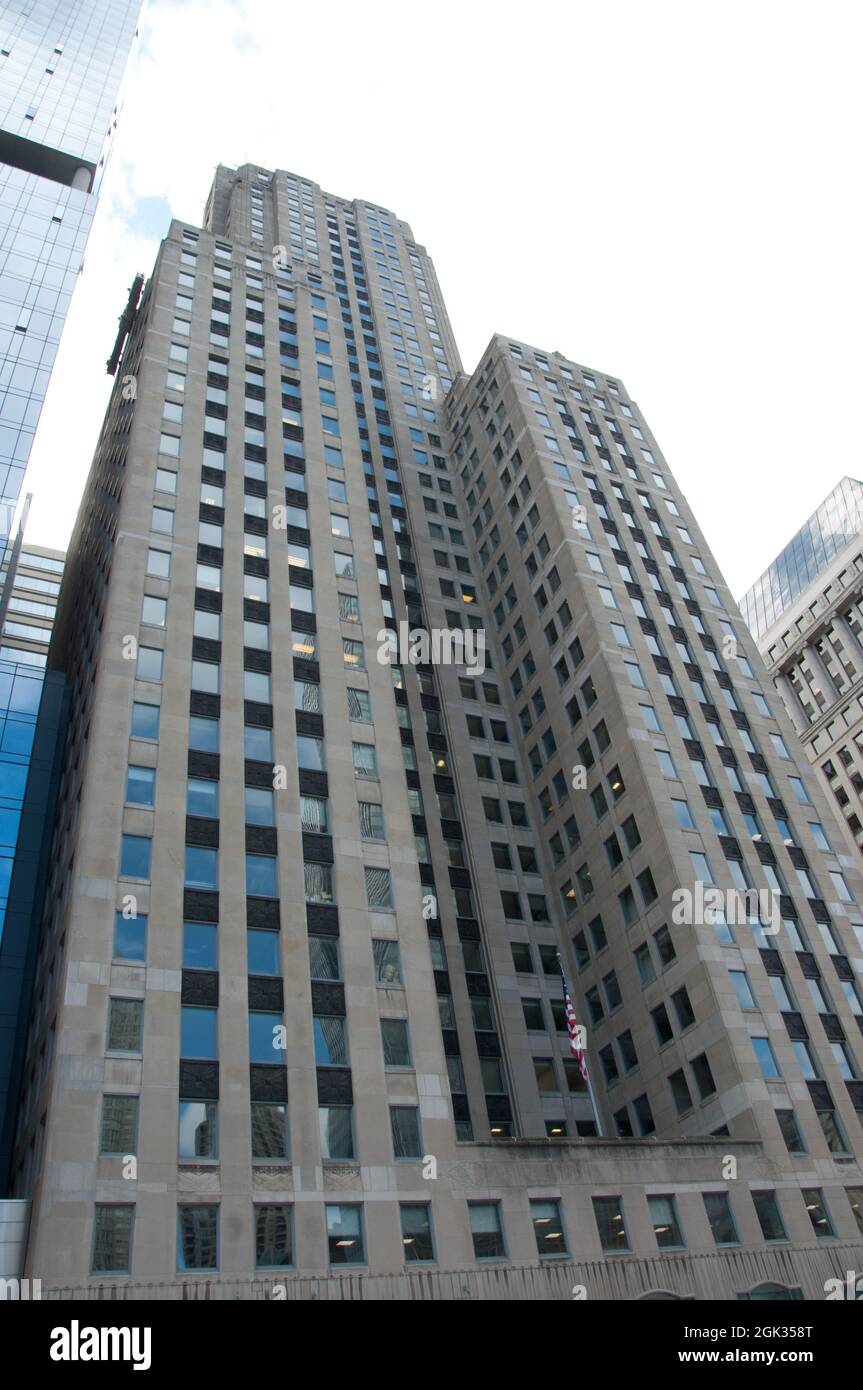 Skyscrapers, Chicago, Illinois, USA. Chicago is famous for its ...