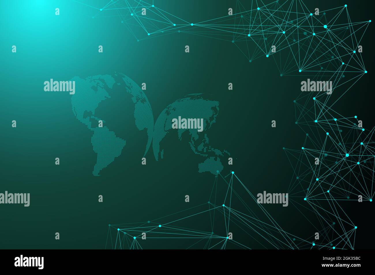 Geometric graphic background molecule and communication. Big data complex with compounds. Lines ...