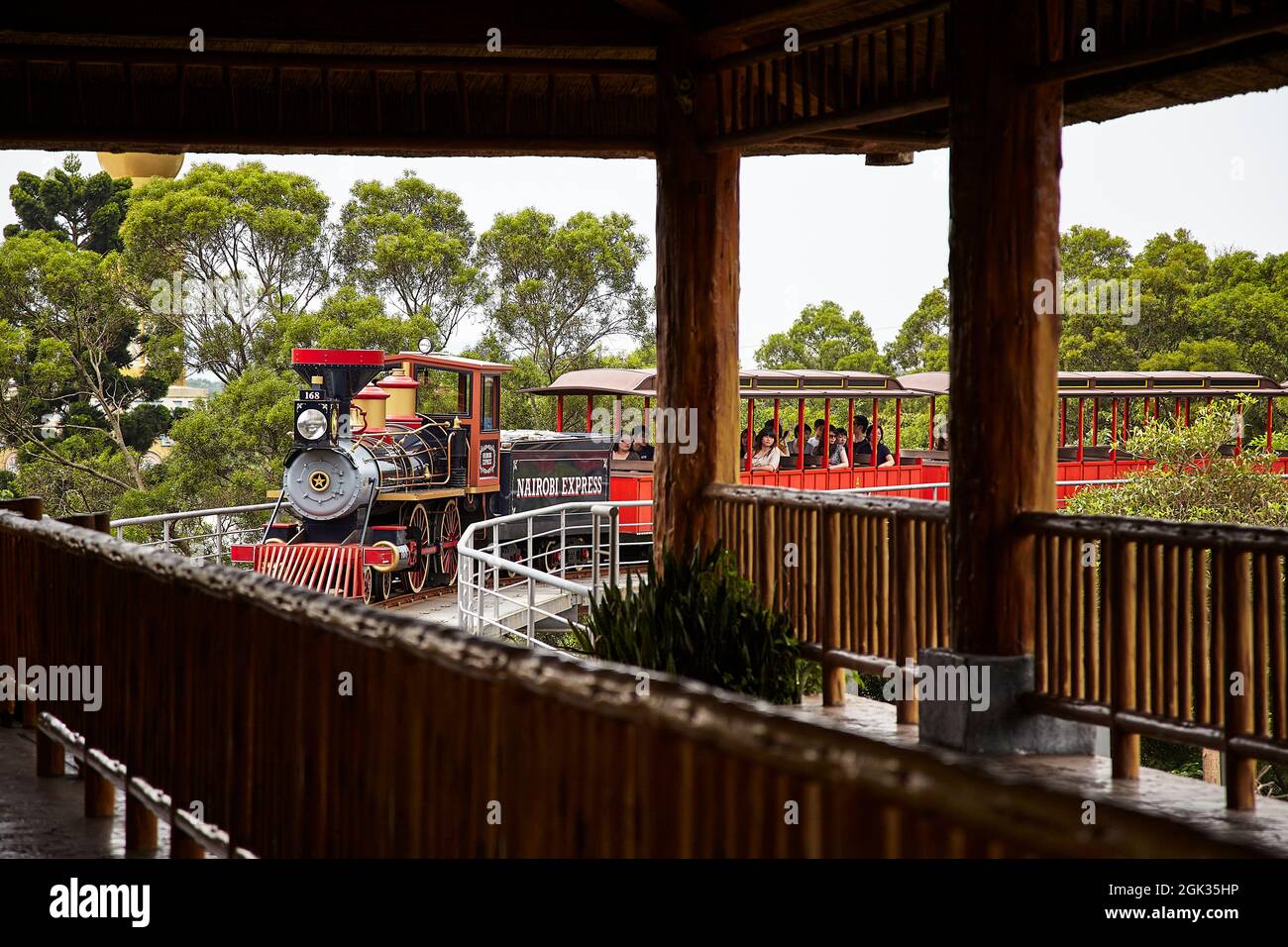 Toy train theme park hi-res stock photography and images - Alamy