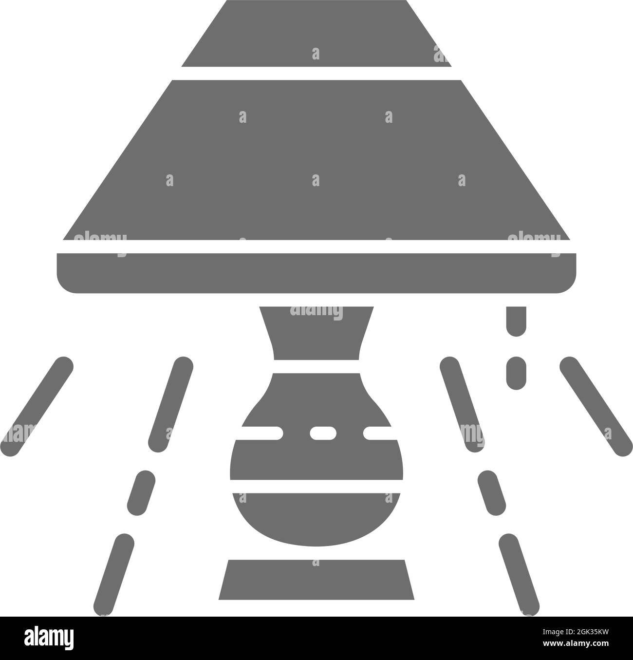 Grey lampshade Stock Vector Images - Alamy