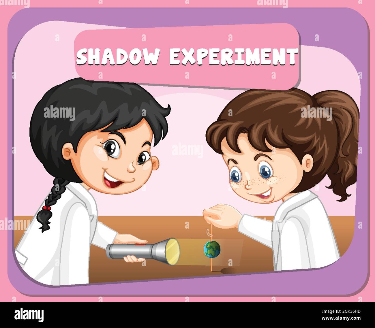 Light and darkness children Stock Vector Images - Alamy