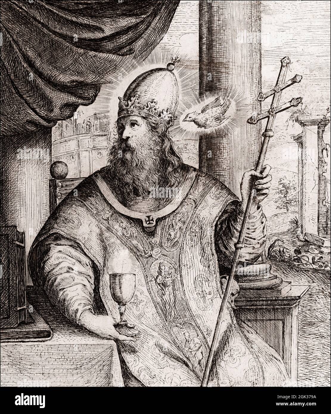 John Chrysostom, Johannes Chrysostomus, c. 347 – 407, archbishop of ...