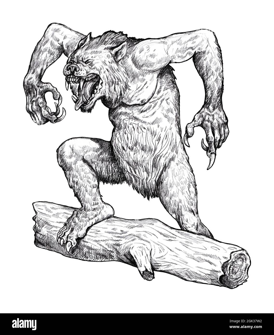 Detailed Grendel Drawing