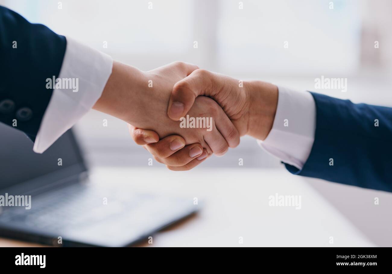 managers Business deal teamwork communication finance officials Stock ...