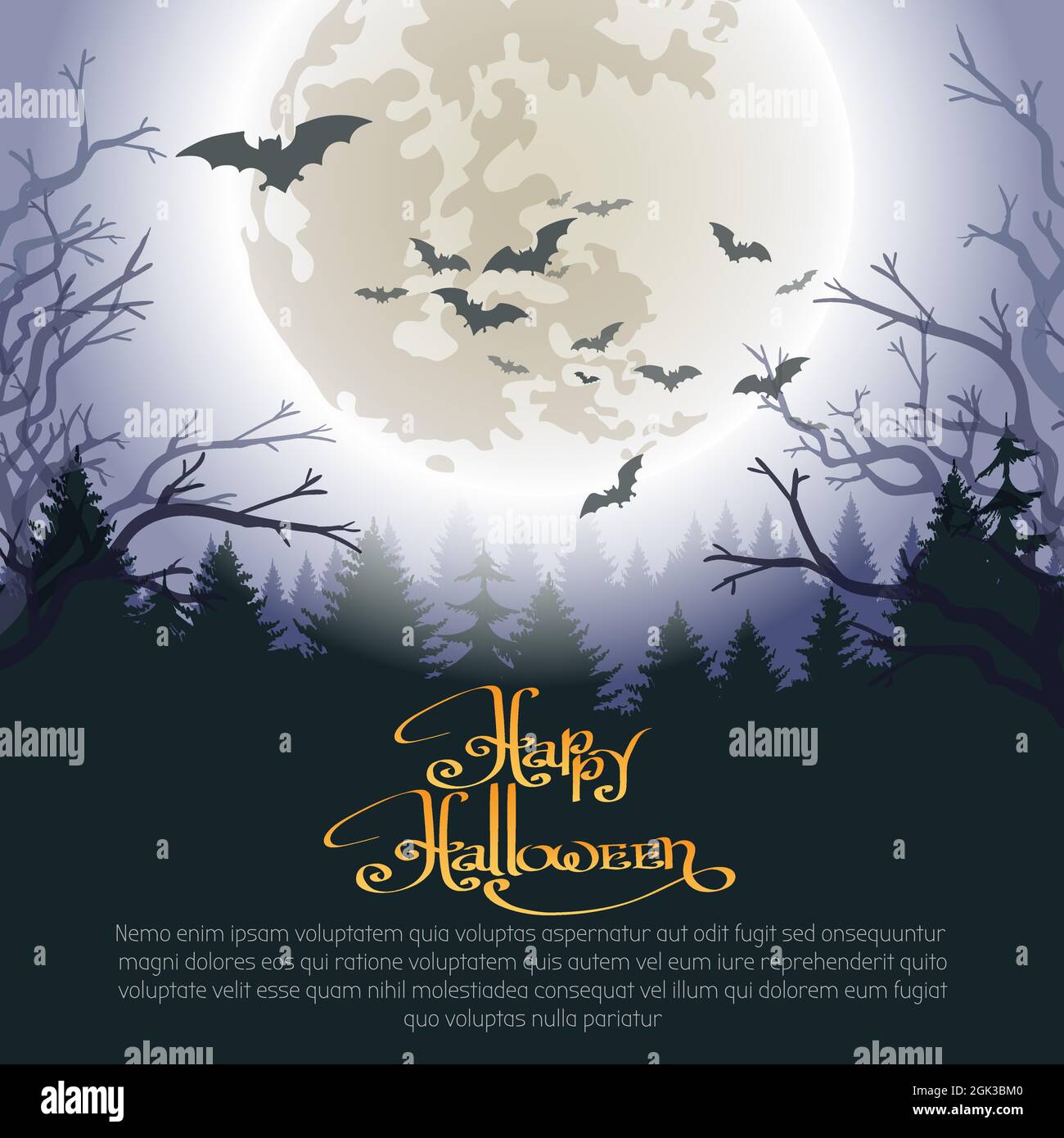 Space landscape poster flying Stock Vector Images - Alamy